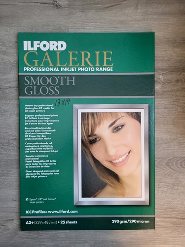 Ilford 13x19 Glossy Photo Paper, Opened Package 20 Sheets. | eBay