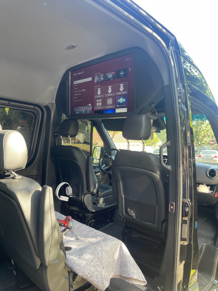 Mercedes-Benz Sprinter VanVision 40" TV Mount & Bracket|VanLife JL ...