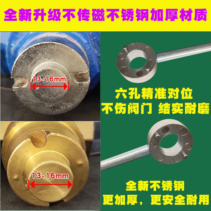 Water meter magnetic valve key strong magnetic water valve gate valve 6 ...