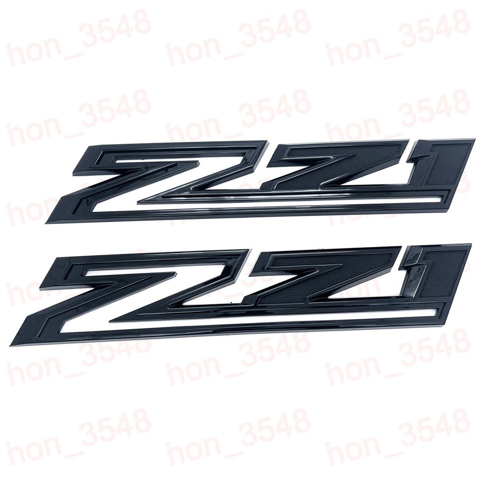 NEW 2pc 2019-2024 Chevy Silverado Z71 4x4 Emblem Fender Letter Badge ...