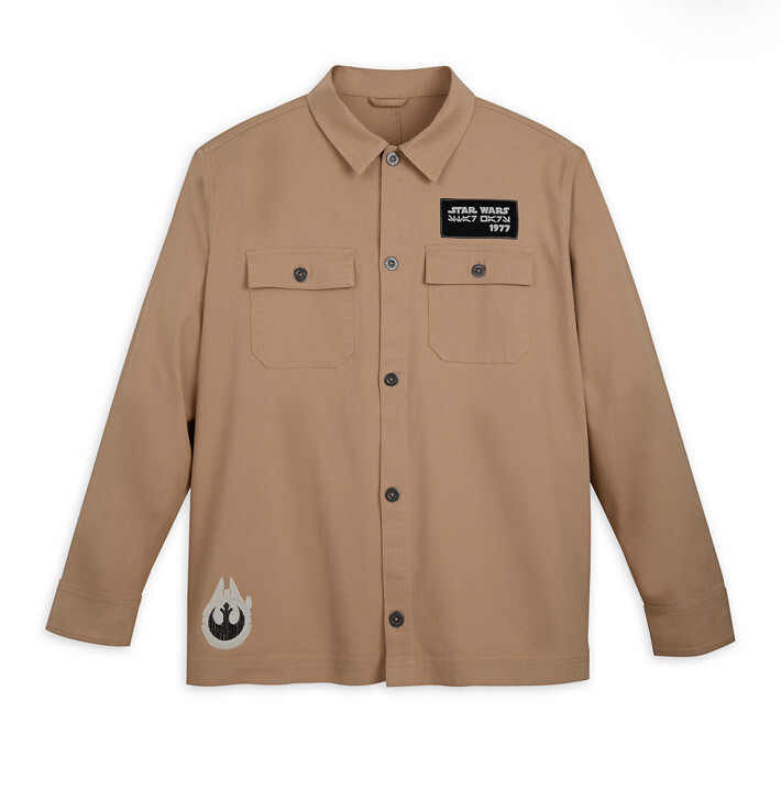 Disney Star Wars Shirt Jacket Alliance Starbird Crest Millennium Falcon ...