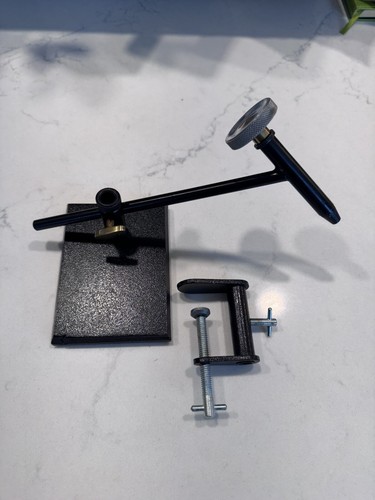 Unbranded Pedestal Base Clamp And Vise for Fly Tying - Fits 3/8" Shaft ...