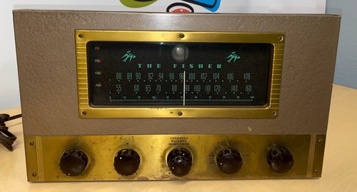 1954 The Fisher 70-RT FM/AM Superhederodyne Tube Tuner Receiver Amp | eBay