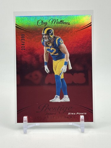 2024 Panini Prestige - Clay Matthews #181 Xtra Points Premium Red /399 ...