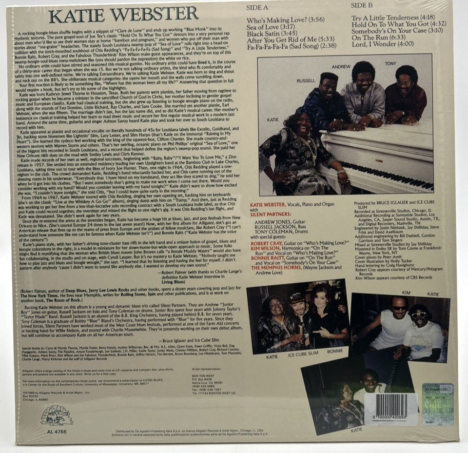 New / Sealed KATIE WEBSTER "The Swamp Boogie Queen" LP 2018 Italy 180g ...