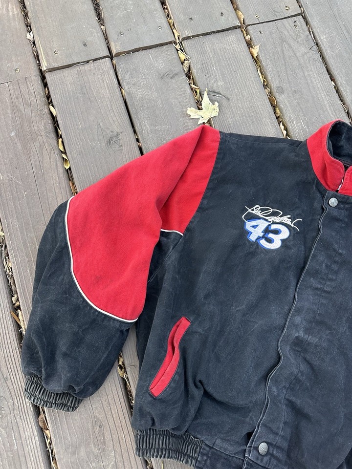 Vintage STP Racing Team Jacket Pit Crew 43 XL | eBay