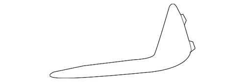 Genuine 2019-2021 Acura RDX Front L Driver Bumper Trim Garnish (71109 ...