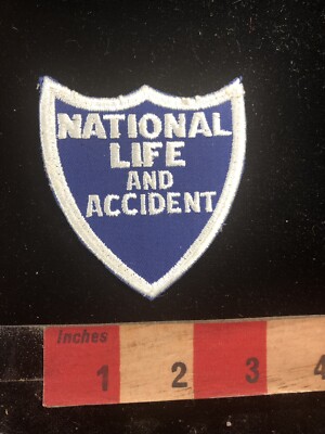 NATIONAL LIFE & ACCIDENT INSURANCE Advertising Patch 96MN | eBay