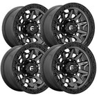 (Set of 4) Fuel D716 Covert 15x8 5x5.5" -19mm Gunmetal Wheels Rims 15 ...