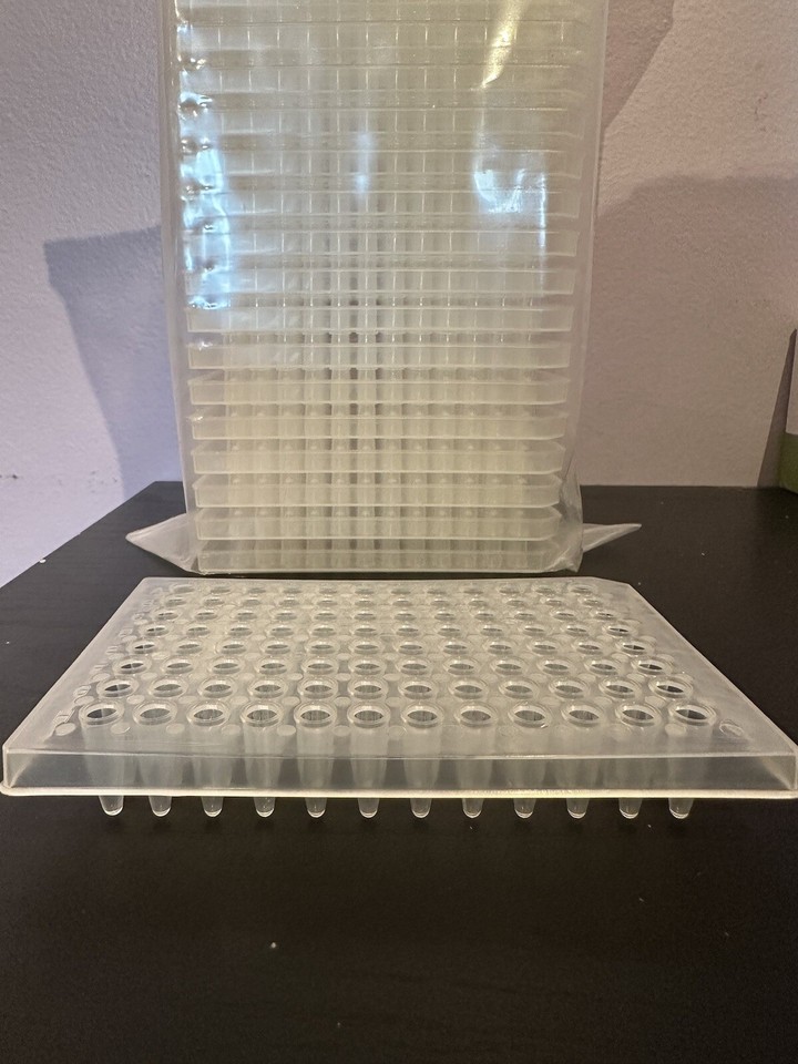 96 Well Plate - PCR 96 Well Plate, 0.2ml Half-Skirt (20 Plates) | eBay
