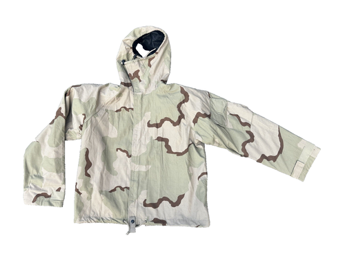 US Army Jacket NBC Overgarment Outdoor Hooded Dcu Desert Camouflage ...