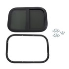 NEW RV Camper Window Vertical Slider W/ Screen & Trim Ring 12"~18" W × ...