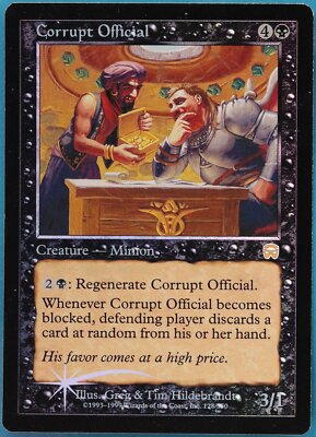 Corrupt Official FOIL Mercadian Masques HEAVILY PLD Rare CARD (414269) ABUGames | eBay