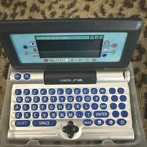 Merlin 2 Electronic Handheld Travel Game & PDA Vintage Good Condition w ...