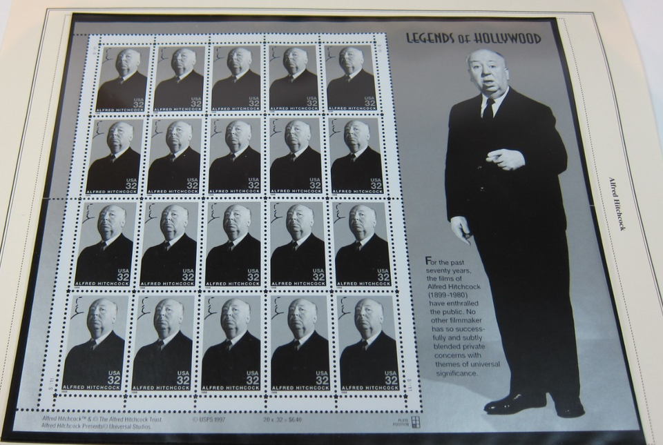 16 Legends of Hollywood Stamp Panes from 1995 thru 2010 USPS Stamp ...