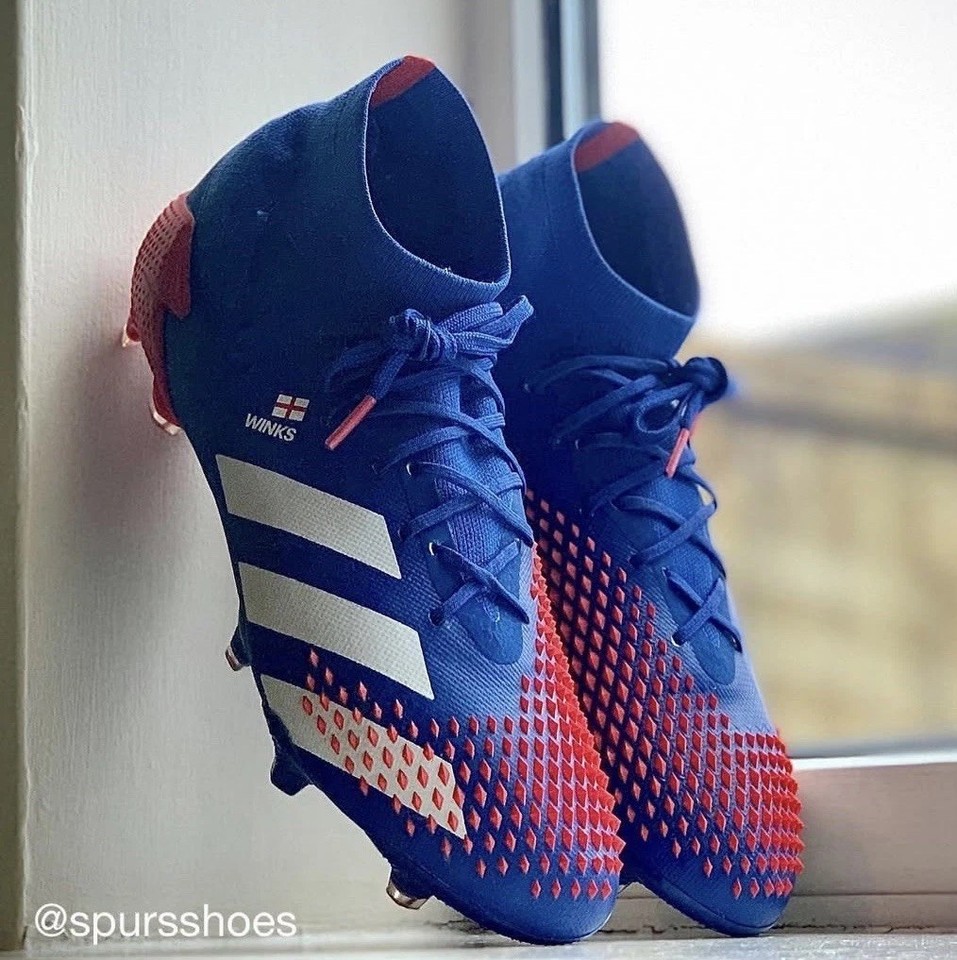 Predator 20.1 Japan Blue Match un Worn Football Boots WINKS Tottenham ...
