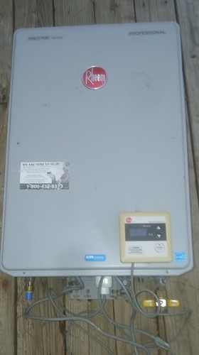 Rheem RTGH-95DVLP-2 9.5gpm Propane Tankless Hot Water Heater | eBay