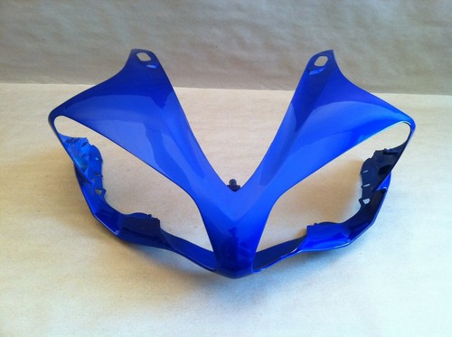 Genuine OEM 2007 2008 Yamaha R1 Upper Front Nose Headlight Fairing Cowl ...