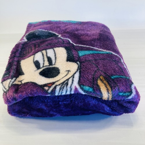 Disney Mickey Mouse Anaheim Ducks NFL Hockey Throw Blanket - Purple ...