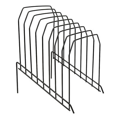 Six (6) Vintage Metal Wire Step Desktop File Folder Holders, 8-Dividers ...