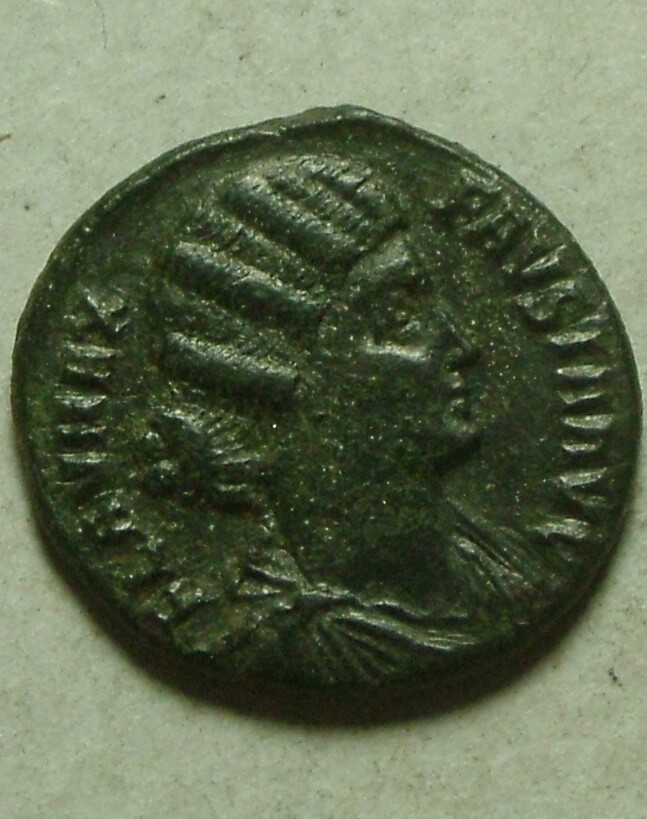 Empress Fausta wife Constantine 325AD Original ancient Roman coin Salus ...