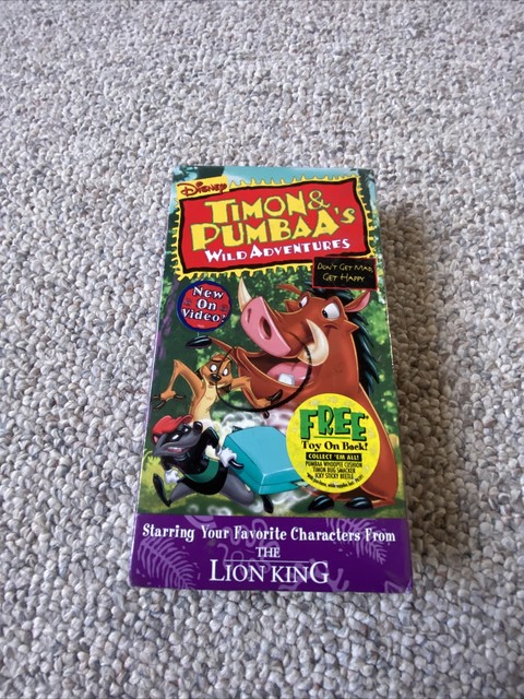 Timon and Pumbaas Wild Adventures - "Dont Get Mad, Get Happy" (VHS ...