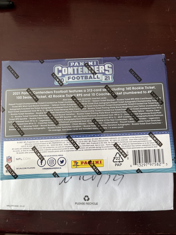 New 2021 PANINI CONTENDERS NFL FOOTBALL MEGA BOX TARGET LAWRENCE AUTO ...