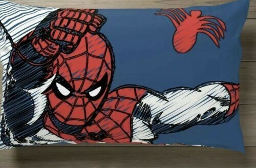 Marvel Comics Spider-Man Reversible Pillowcase (1) Standard Size- Brand ...