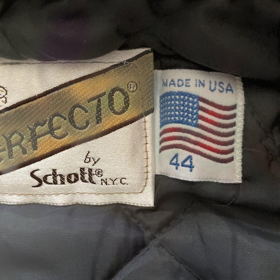 Schott 618 Perfecto Double Riders Steerhide Leather Biker Jacket Black ...