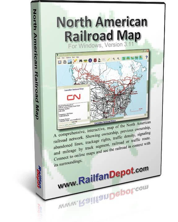 American Railroad Map