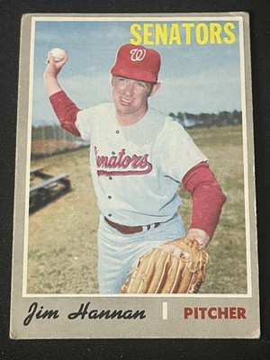 1970 Topps #697 Jim Hannan | eBay