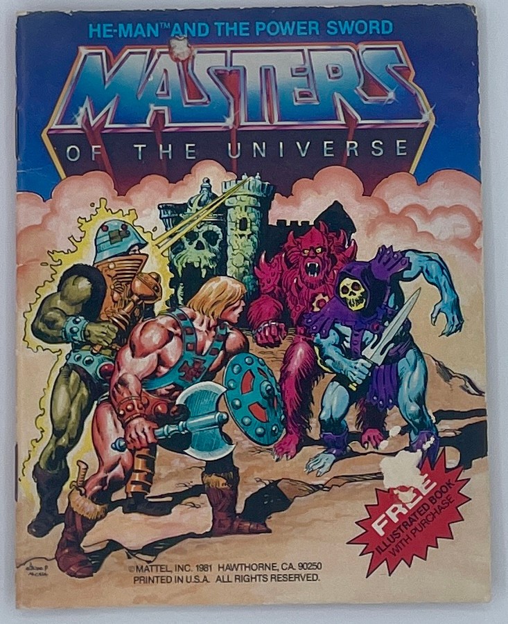 MOTU He-Man 100% Complete Orig 8-Back Card & Comic Vintage Mattel 1982 ...