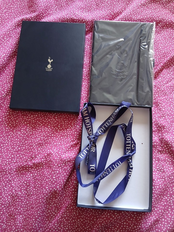 WHITE HART LANE FINALE Tottenham Spurs Corporate Lounge Gift Notebook ...