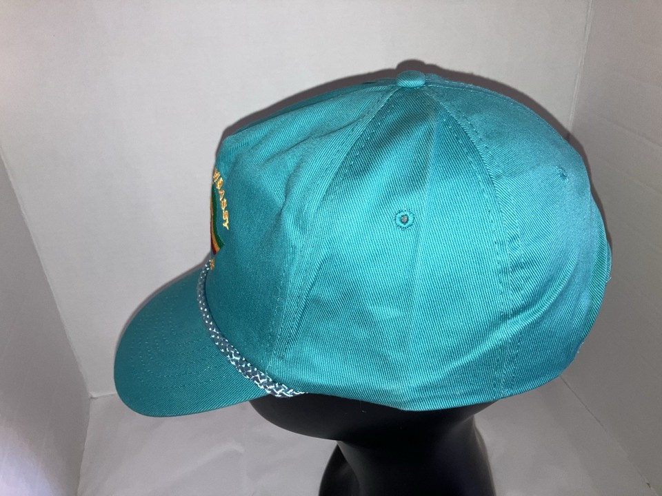 American Embassy Addis Ababa Ethiopia Vintage Teal Rope SnapBack Hat | eBay
