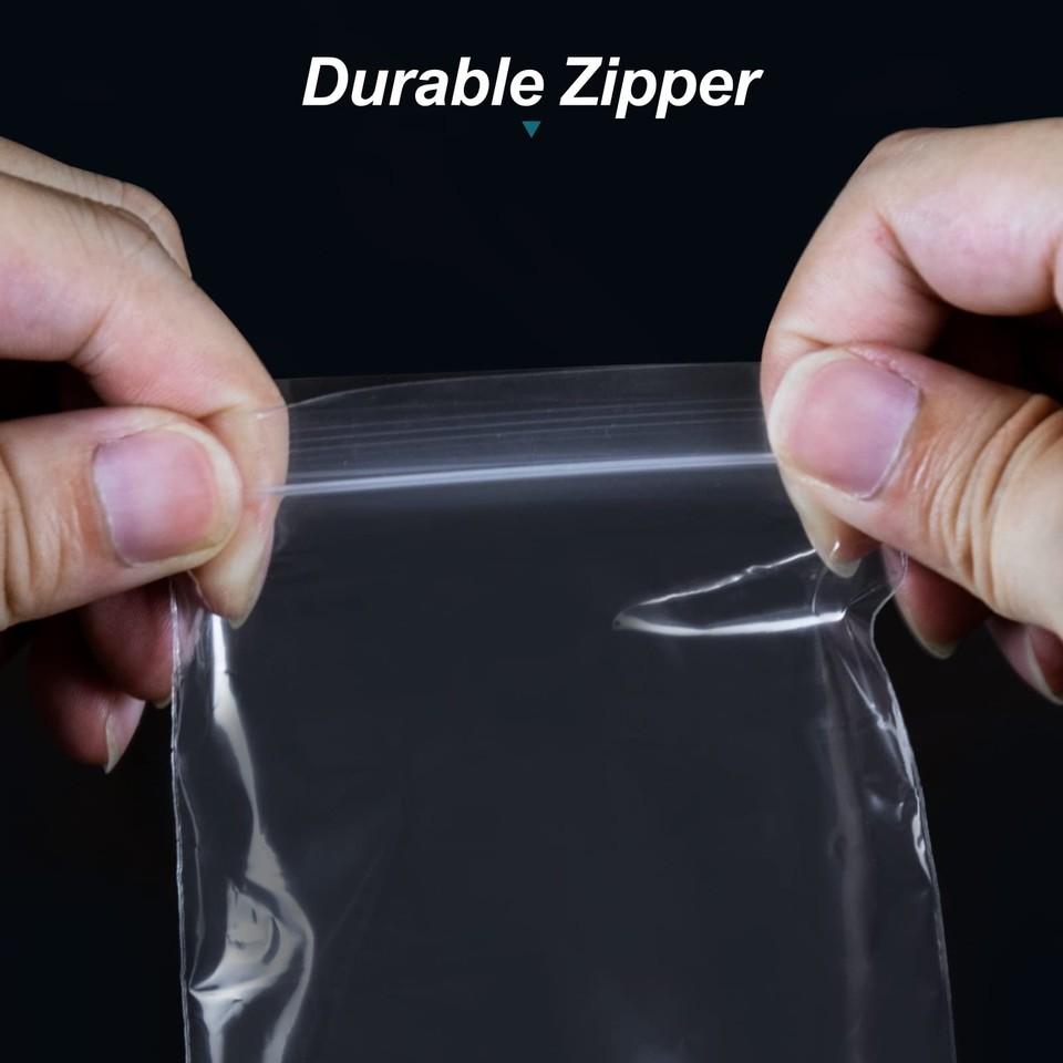 500 Pcs Small Plastic Bags, Small Bag, Mini Baggies, Jewelry Bag Clear ...