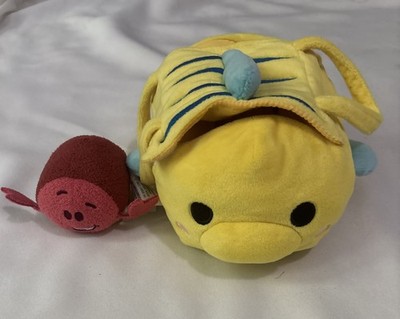 Disney Store TSUM TSUM Flounder THE LITTLE MERMAID Bag With Mini ...
