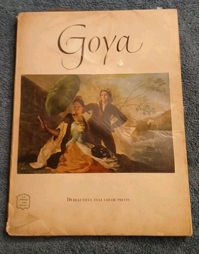 Francisco Goya Abrams Art Treasures of the World Book 16 Full Color Art ...