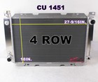 4 Row Aluminum Radiator for Ford 1985-1996 F-150 F-250 F-350 V8 351 460 ...