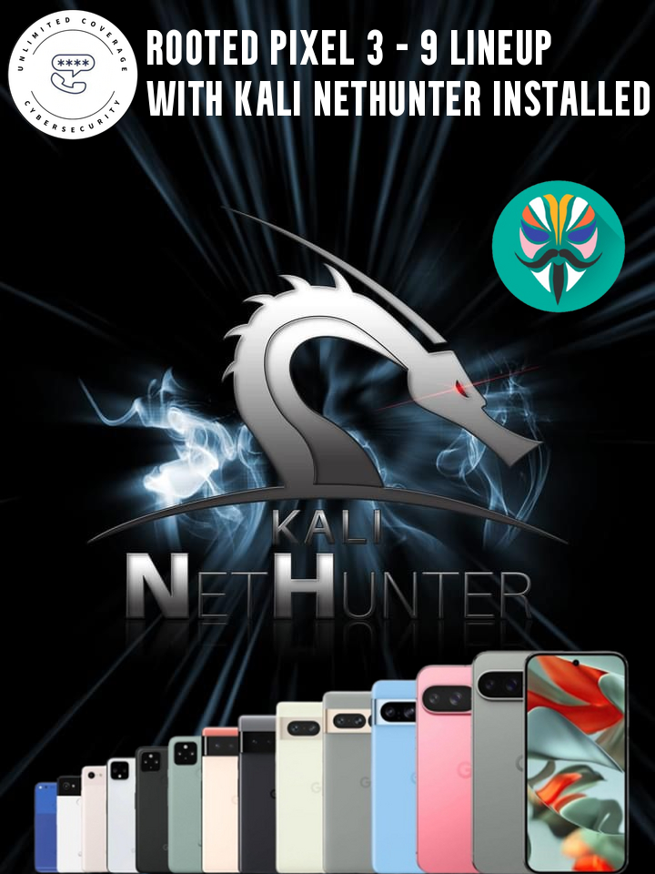 Rooted Pixel 3-9 w/ Kali NetHunter + Magisk | Unlimited Coverage HacPhone Plus | eBay