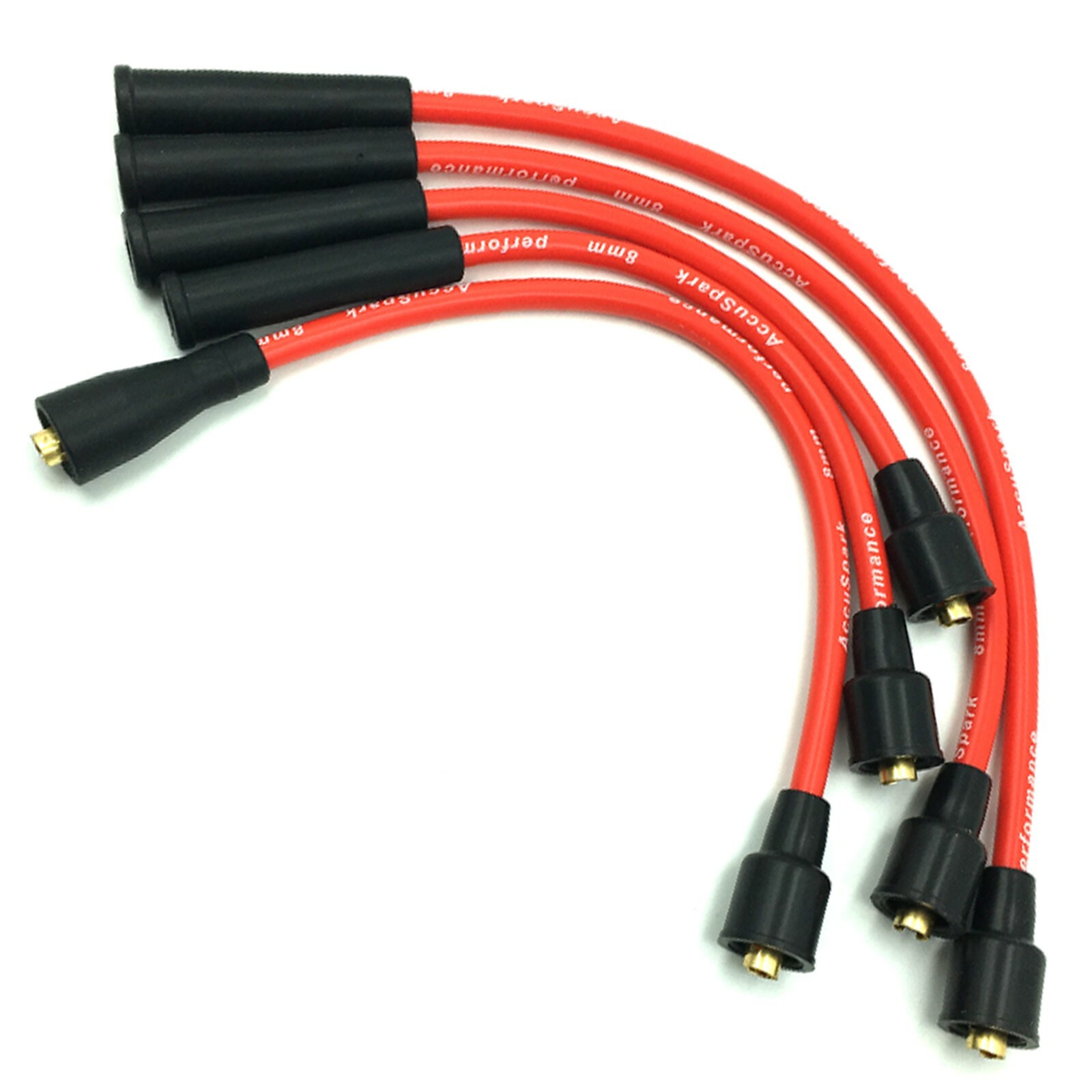 AccuSpark 8mm Silicon Performance HT Lead Set for Ford Anglia With PRE ...