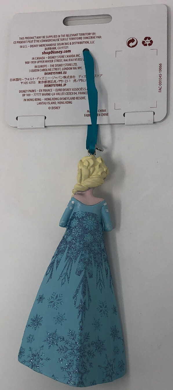 Disney Store Frozen Elsa Christmas Tree Ornament Sketchbook 2019 ...
