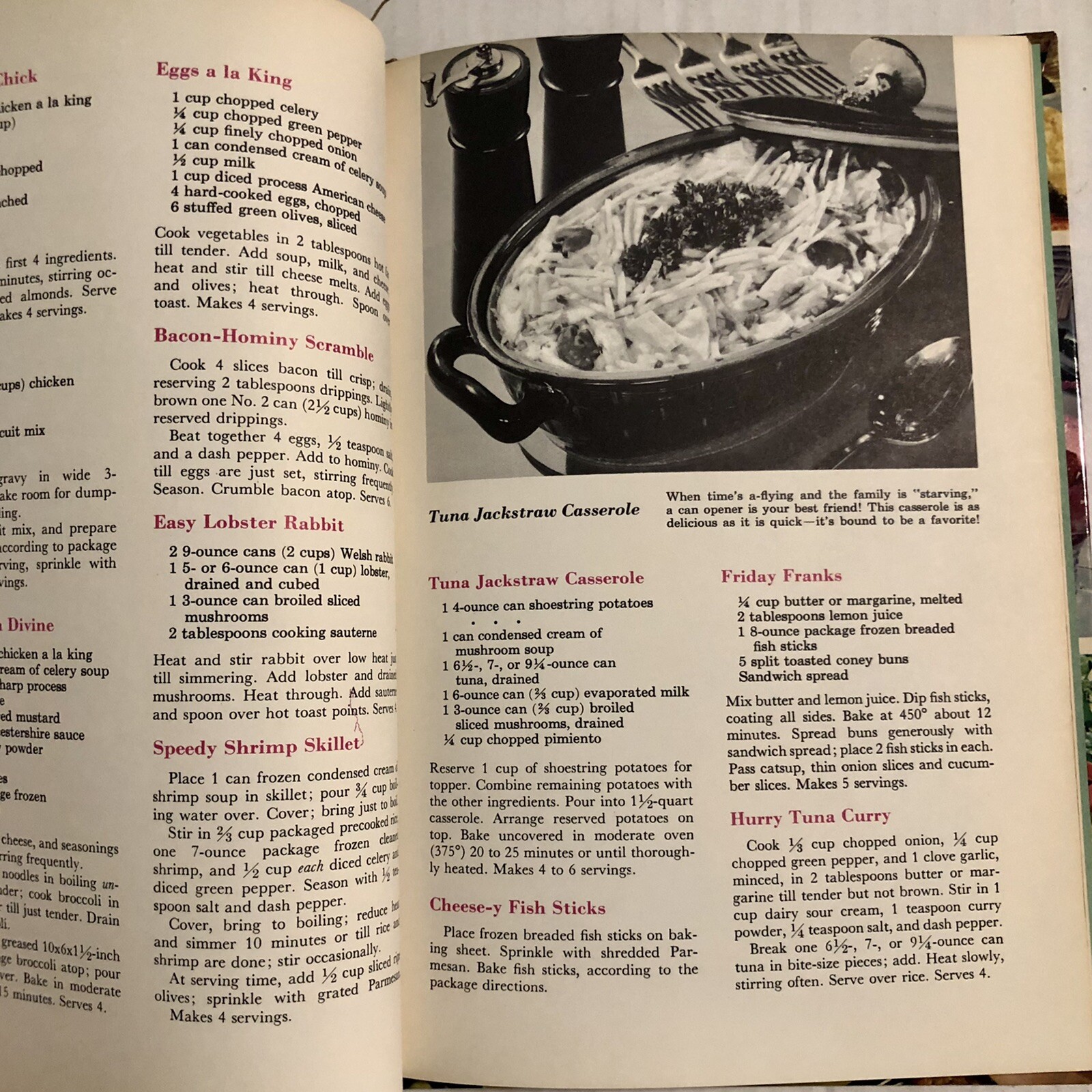 Vintage 1963 Better Homes and Gardens Meals In Minutes Cookbook HC | eBay