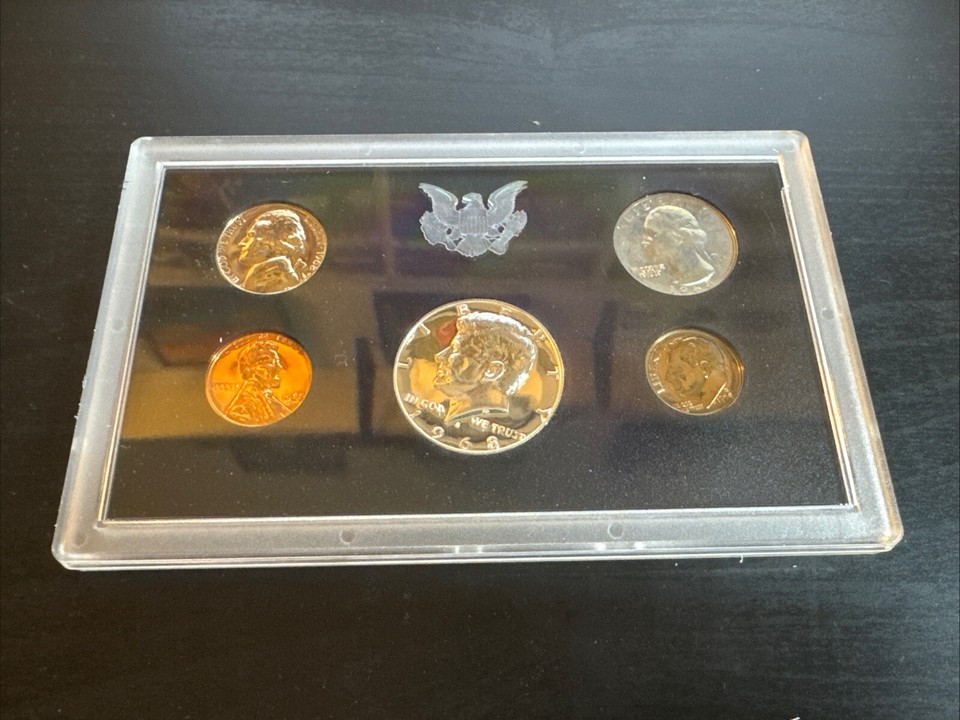 1968 S U.S. Mint Proof Set United States Original Government Packaging ...