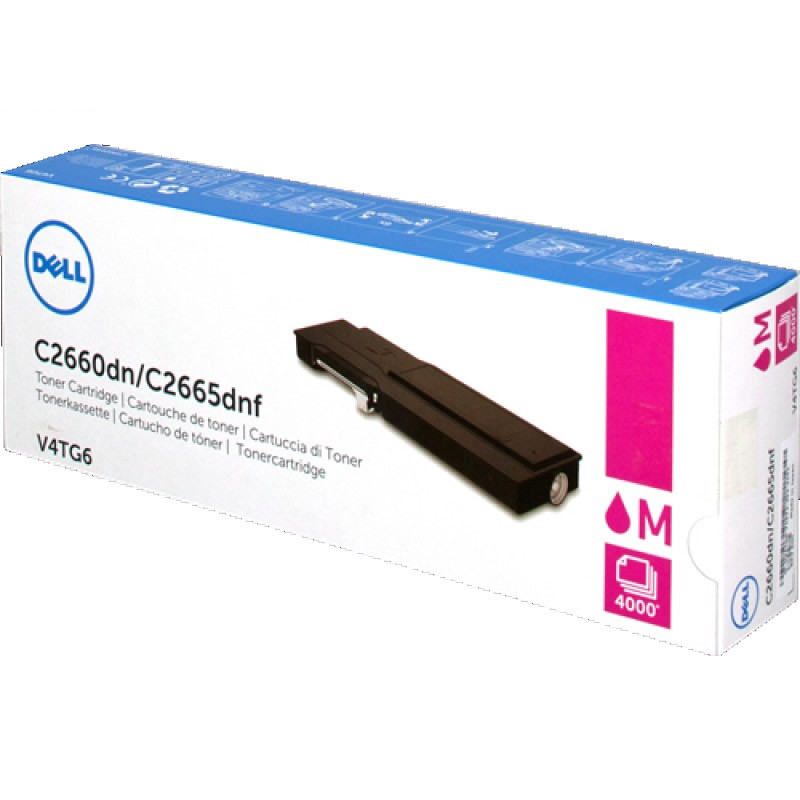 New Genuine Original Dell CMYK Toner Cartridge for C2660dn C2665dnf ...