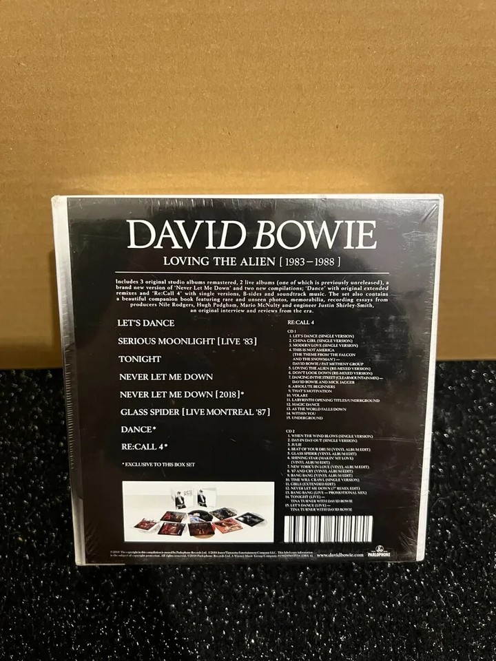 DAVID BOWIE " LOVING THE ALIEN 1983-1988 " 11 X CD BOXSET NEW & SEALED ...