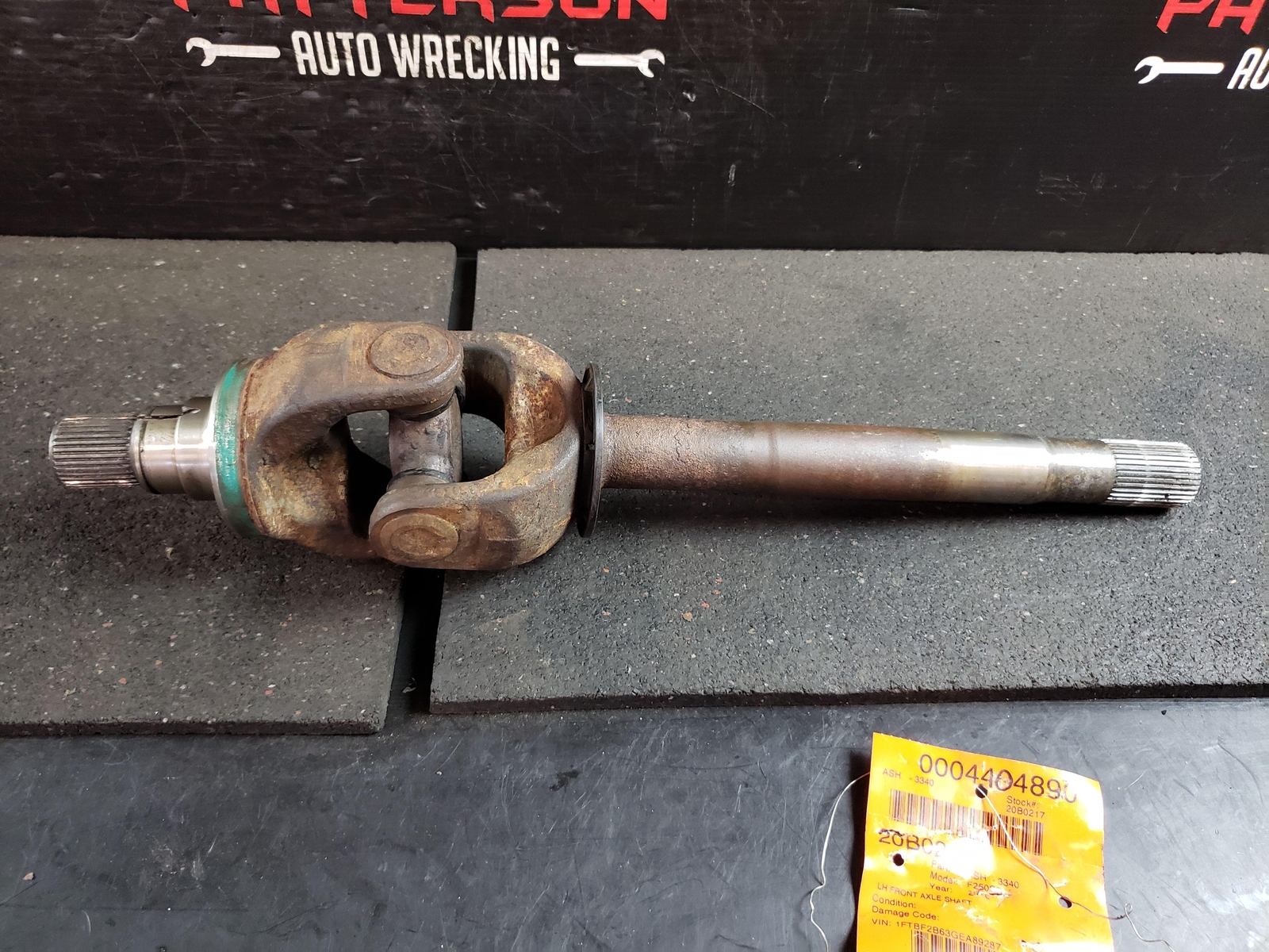 2016 FORD F250 SUPER DUTY FRONT DRIVER LEFT SIDE AXLE SHAFT | eBay
