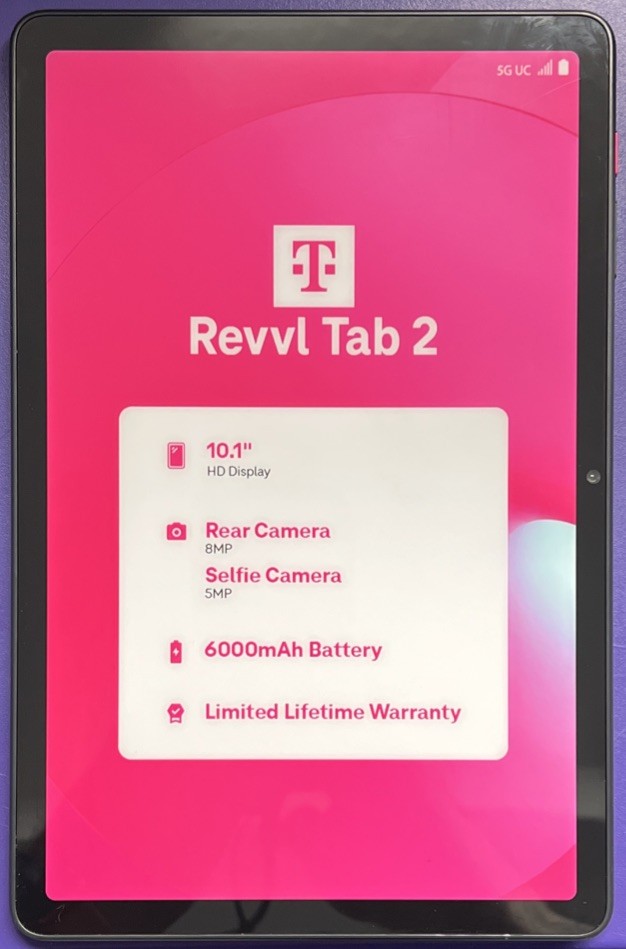 T-Mobile REVVL TAB 2 5G 64GB - Wi-Fi + 5G Metro Only Black Brand New | eBay