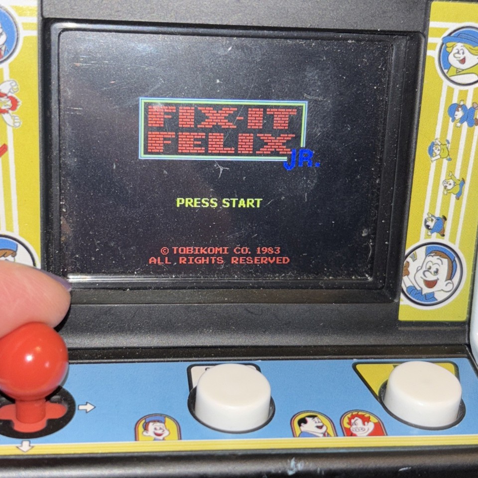 Disney Fix It Felix Jr. Mini Arcade Game Handheld Machine Wreck It ...
