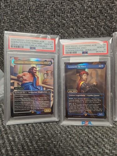 Magic MTG Assassin's Creed ACR Complete Master Set NM (All 4 Serialized ...