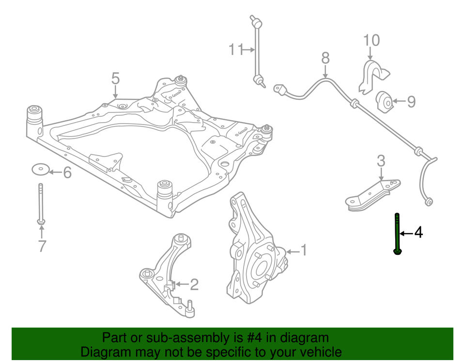 Genuine Nissan Stopper Bolt 54459-JN00A | eBay